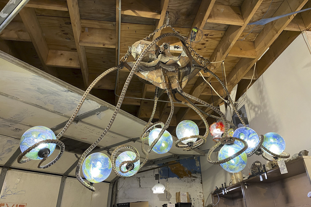 Eternal fire: Ohio City’s Glass Bubble Project’s furnace has been ...