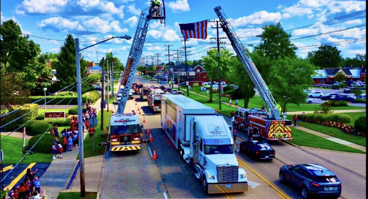 Never forget: 9/11 Memorial Exhibit makes a stop in Lyndhurst