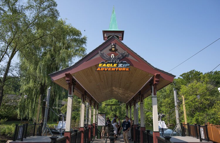 Soar like an Eagle: Zoo opens zip line for a bird’s eye view of the ...